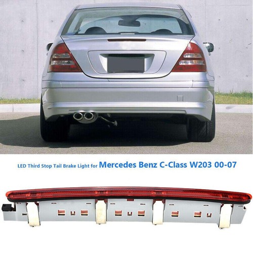 Red LED Third Rear Brake Stop Light Lamp for Mercedes Benz W203 2001 ...