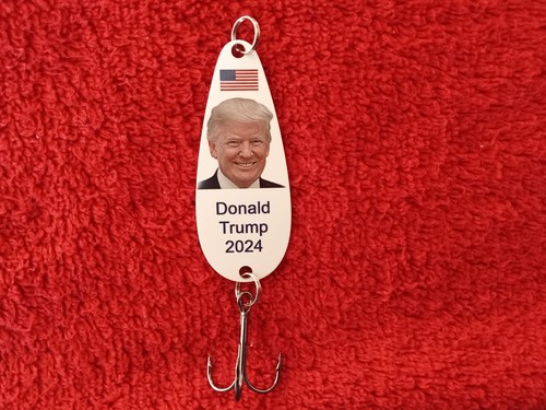 2024 Donald Trump Aluminum Flat Spoon Fishing Lure with Case | eBay
