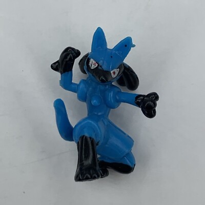 R L W Pokemon Mini Figures 1" Lucario | eBay