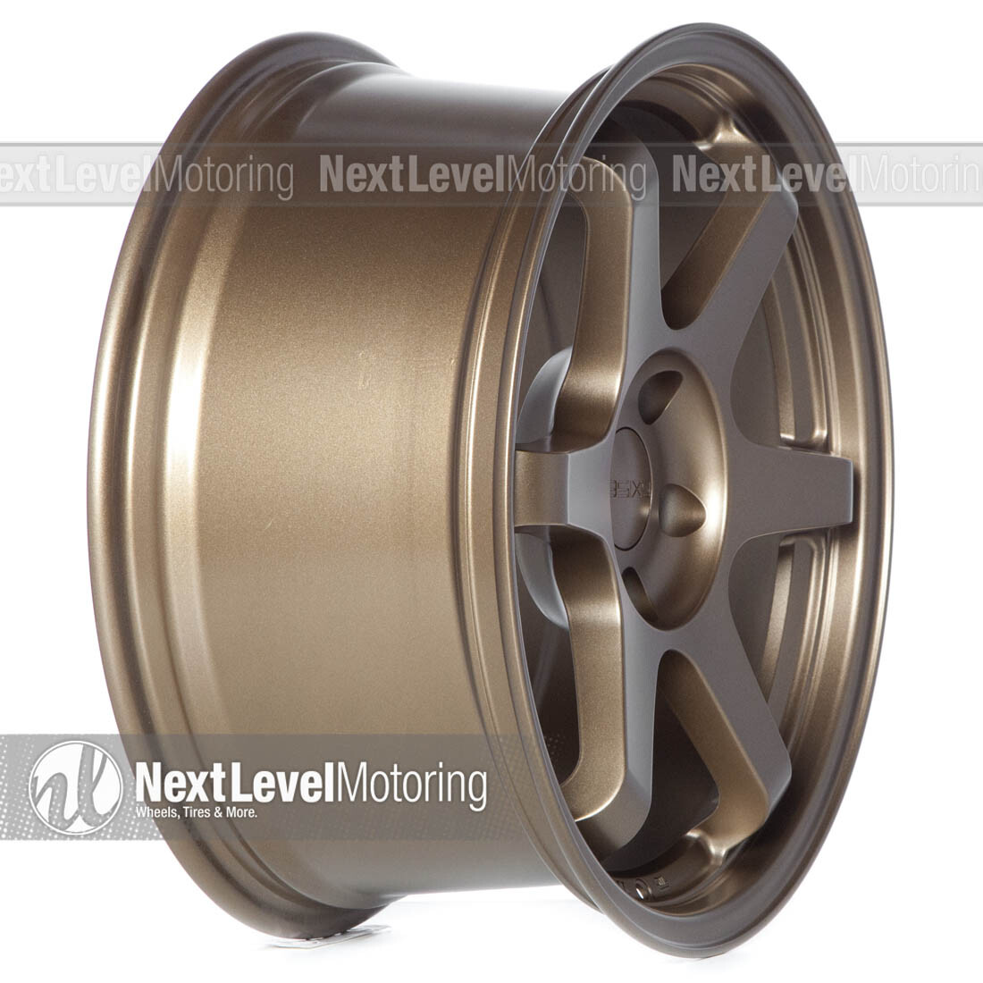 9SIX9 SIX-1 18x8.5 5x108 +35 MATTE BRONZE TE37 STYLE WHEELS FITS FORD ...
