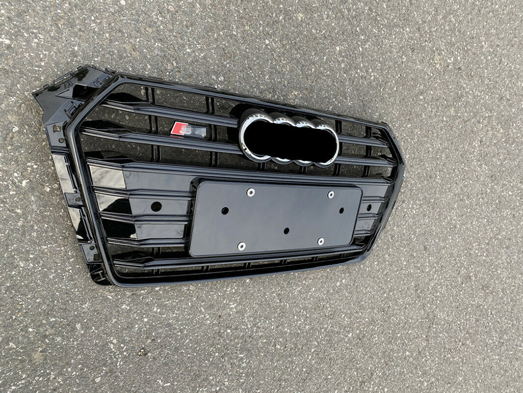 Für Audi A4 B9 2017-2019 S4 Stil Grill Kühlergrill Frontgrill Glänzend ...