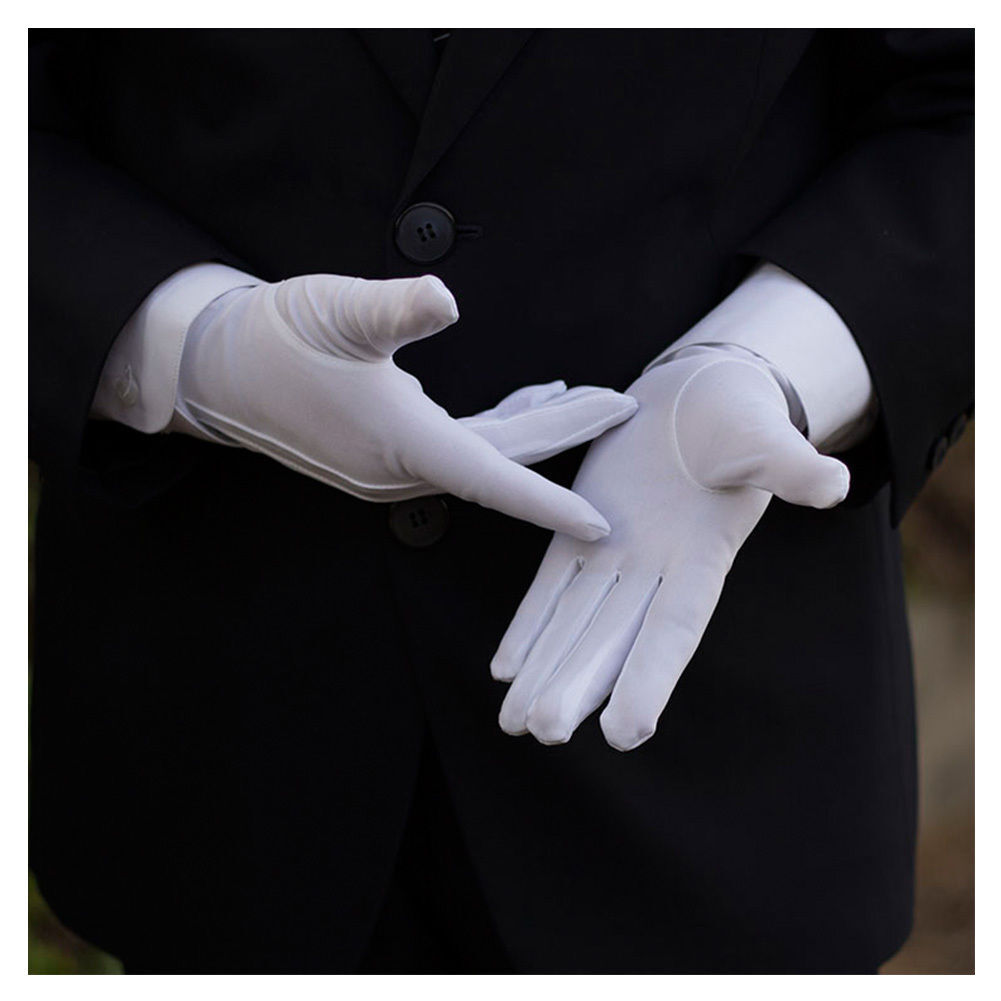 UNISEX WHITE WAITERS SERVING GLOVES SUPER QUALITY WAITERS GLOVE ...