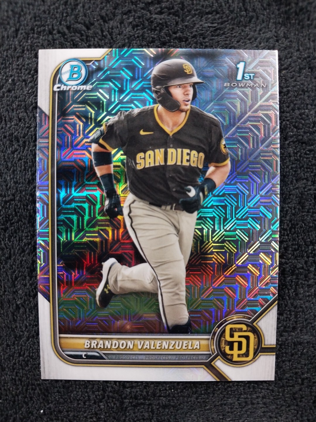 Brandon Valenzuela 2022 1st Bowman Chrome #BCP-28 Mojo San Diego Padres ...