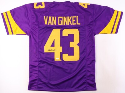 Andrew Van Ginkel Signed Minnesota Vikings Color Rush Jersey (JSA COA ...