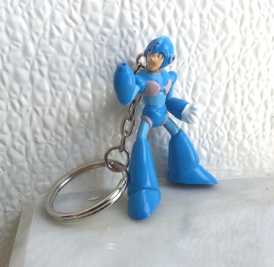 ROCKMAN MEGAMAN MINI FIGURE KEYCHAIN CAPCOM Zero Protoman Metalman ...