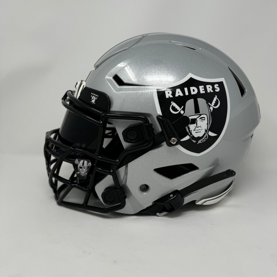 Riddell SpeedFlex Authentic Las Vegas Raiders Helmet w/ Custom Visor | eBay