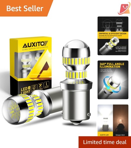 Dual Pack 1156 LED Bulbs - 5.5W Bright White Automotive Lighting ...