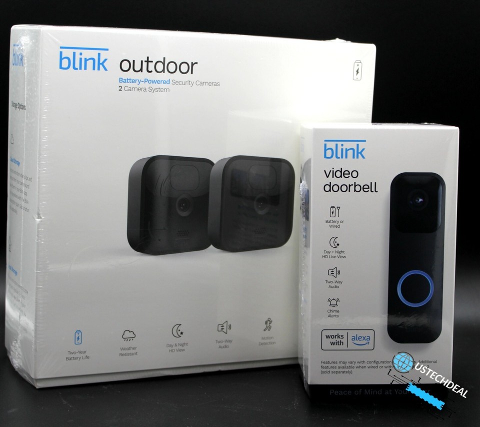 Blink Outdoor camera system + Video Doorbell with Sync Module 2 @NEW ...