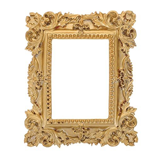HOMSFOU Vintage Oval Resin Picture Frame, Baroque Antique Frame Tabletop Wall | eBay
