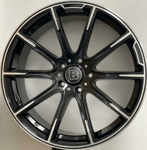 22" Wheels fit Mercedes Brabus Black Machine GL ML GLS with Tires GL550 ...