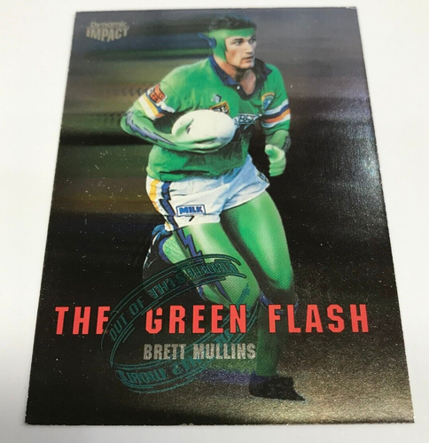 1995 DYNAMIC RUGBY LEAGUE WINFIELD CUP CARD OUT OF THIS WORLD W7 BRETT ...