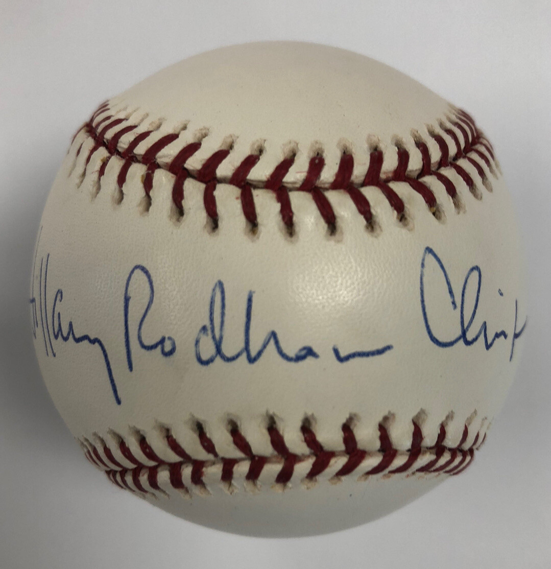 Signed Hillary Clinton Baseball MLB Autograph JSA LOA COA | eBay