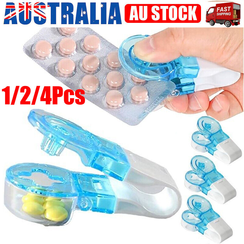 1/4Pcs Portable Pill Taker Remover Tablet Pills Blister Pack Opener ...
