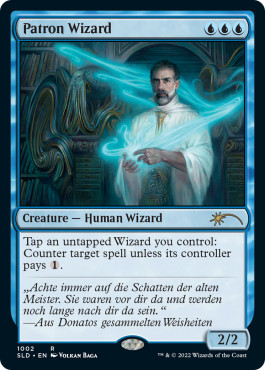 Magic MTG - Patron Wizard - Secret Lair - MINT/NMINT - EN - FOIL | eBay