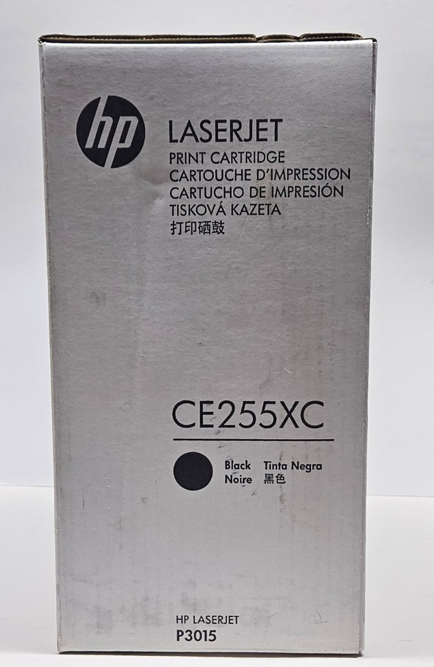 HP CE255XC 55X Laserjet Print Cartridge - Black | eBay