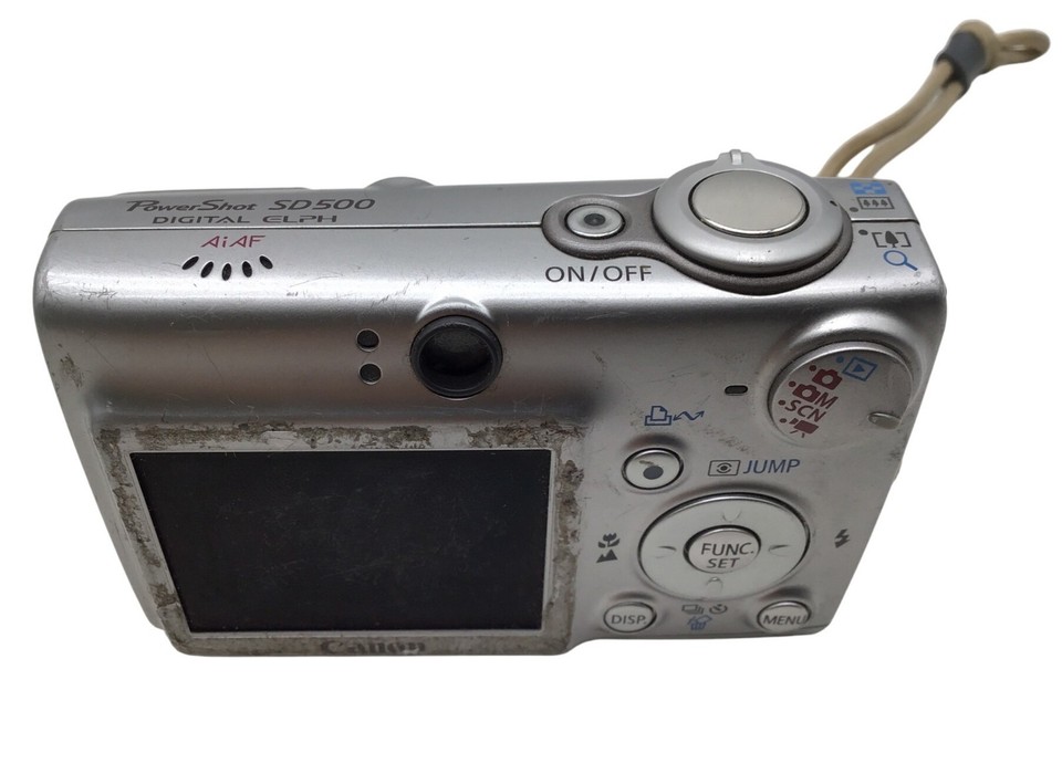 Lot Of 3 Cameras Canon PowerShot SD500 A1300 & Samsung Digimax S700 ...