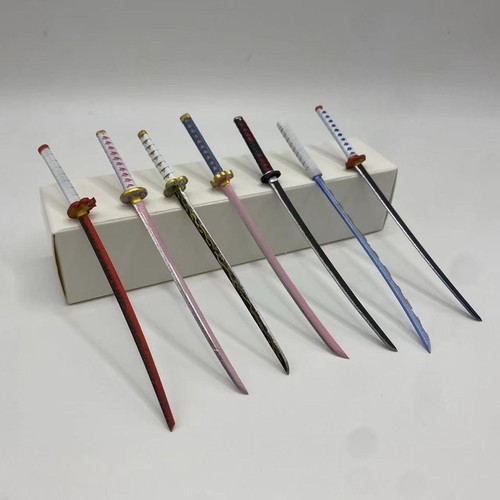 1/12 Demon Slayer Nichirin Sword Weapon Painted Model For 6" Action ...