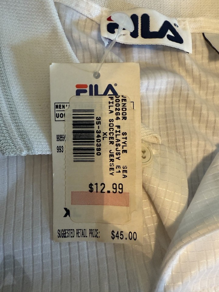 Vintage - Rare! Fila Tennis Polo Shirt - New With Tags - Made In Italy ...