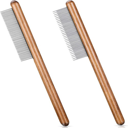 Stainless Steel Macrame Fringe Comb 20*3.5cm Solid Wood Comb For Plant ...