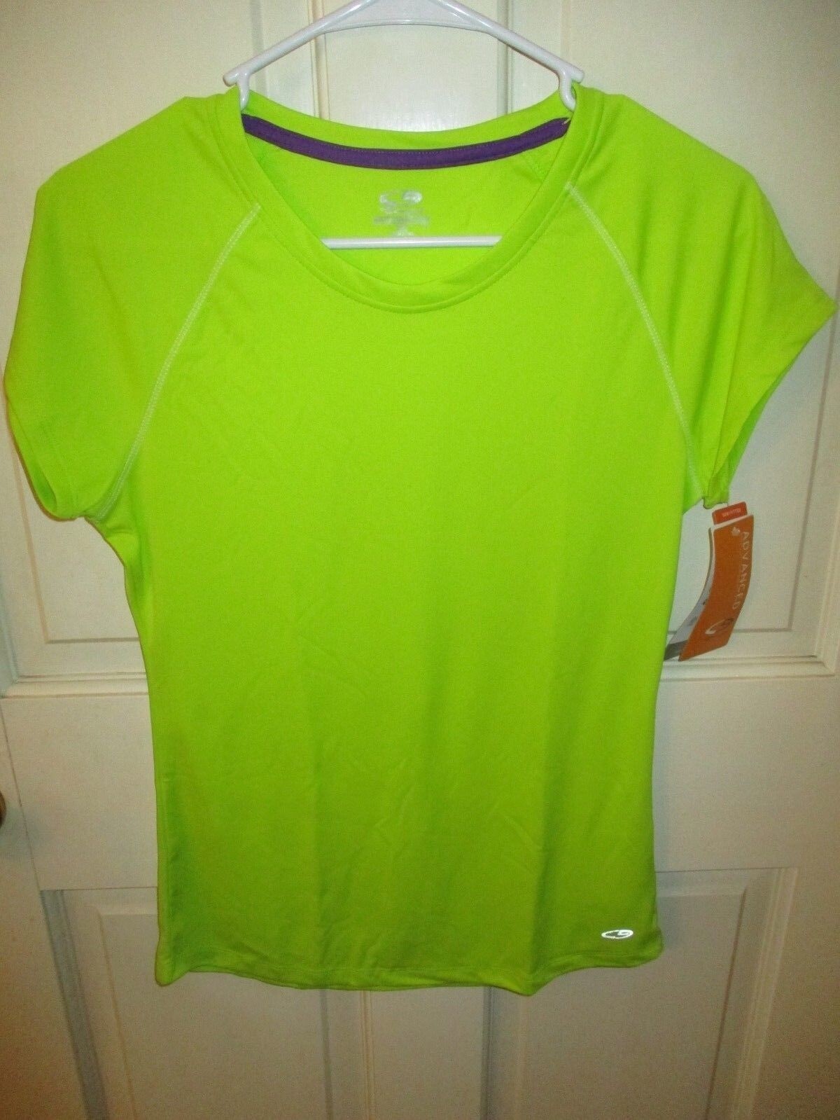 914B2 Champion 9179 C9 Womens Semi-Fitted Duo Dry Shirt Medium Green for sale online | eBay