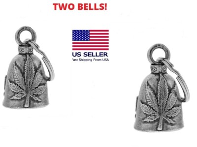 TWO POT LEAF GUARDIAN BELL 4 HARLEY-DAVIDSON MOTORCYCLE biker gremlin ...