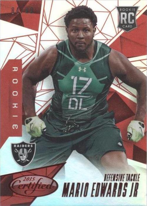 2015 Panini Certified - Rookies Mario Edwards Jr. #170 Mirror Red /99 ...