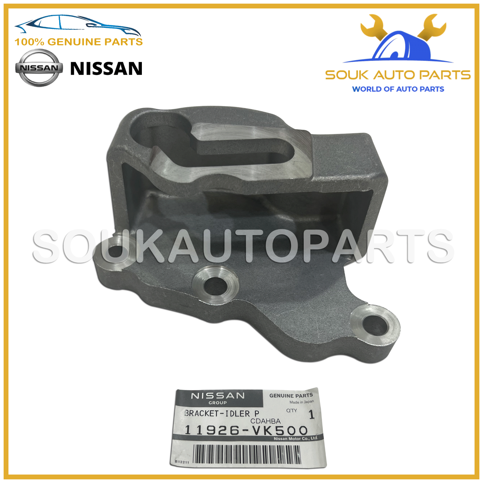 11926VK500 Genuine Nissan Bracket-idler Pulley 11926-vk500 for sale ...