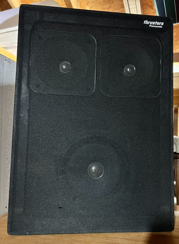 Pair of Vintage Panasonic Thrusters 18" Stereo Speakers w/Wires 1960s ...