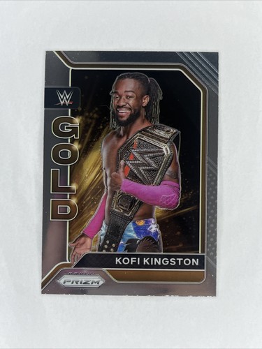 2022 Panini Prizm WWE Gold #12 Kofi Kingston | eBay