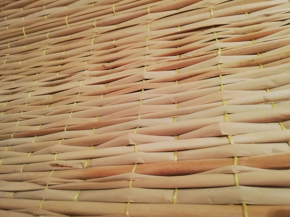 Handmade Woven Cattail Mat | eBay