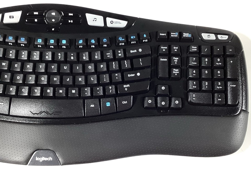 Logitech K350 Comfort Wave Wireless Keyboard with USB dongle tested ...