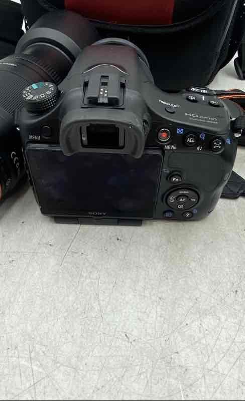 Sony Alpha 65 SLT-A65V Black 24.3MP SLR Digital Camera With Lens And ...