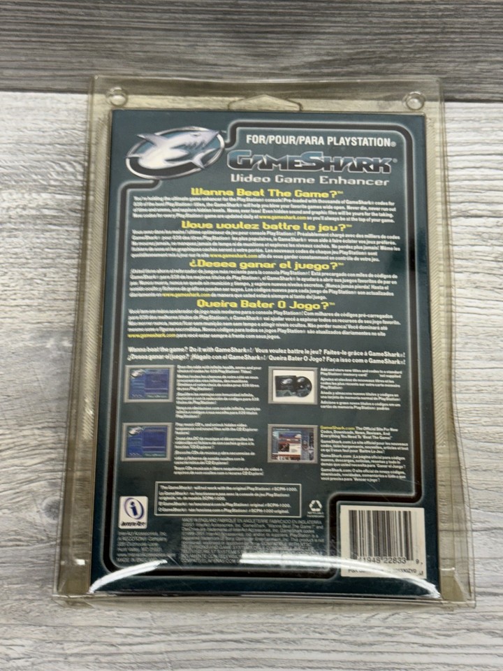 GameShark Video Game Enhancer Sony PlayStation 1 PS1 PSX Original Cheat ...