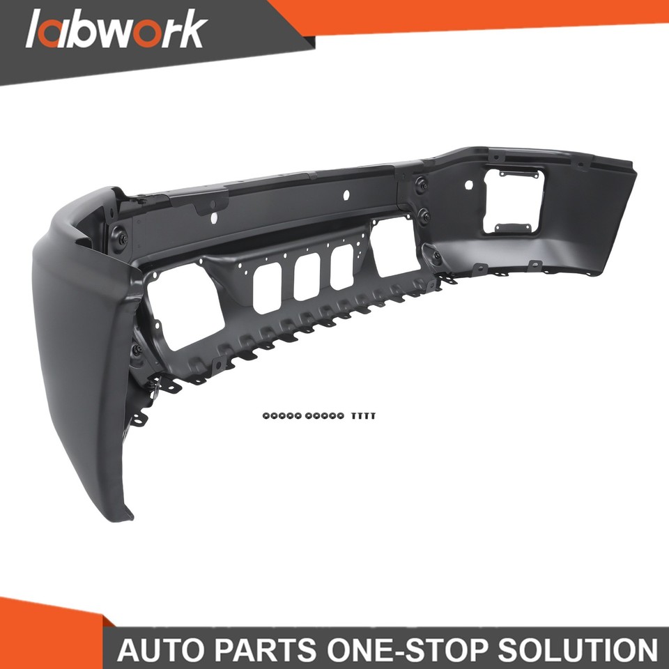Labwork Split-Type Front Bumper For GMC Sierra 1500 14-2015 Black W ...