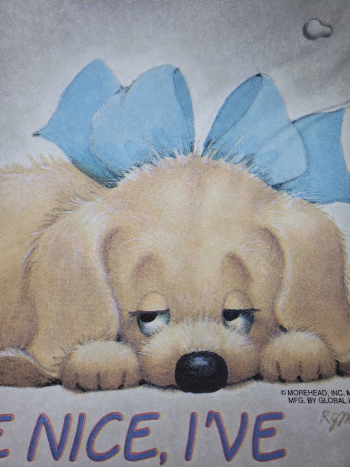 Vintage Iron On Transfer Ruth Morehead Puppy Dog "Be … - Gem