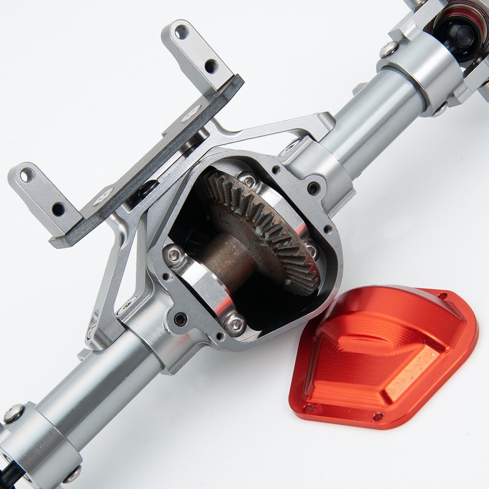 Complete Alloy RC 1:10 Front+Rear Axle Set For Axial SCX10 1:10 RC ...