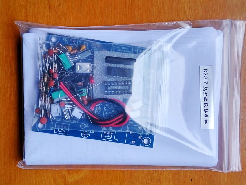 NEW DIY KIT R2017 Aviation Band Receiver Aeronautical Band Receiver Kit ...