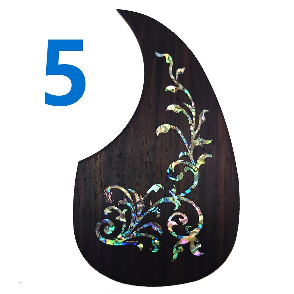 Rosewood Guitar Pickguard for Martin D45 Guitar Solid Wood Inlaid ...