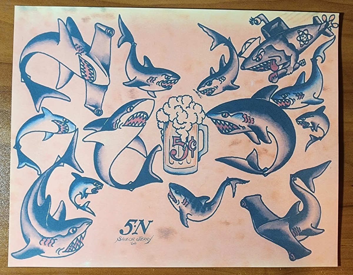 Sailor Jerry Fish Tattoo Designs