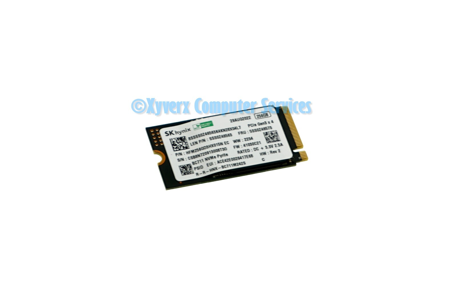SSS0Z46563 HFM256GD3HX015N LENOVO SSD 256GB 6 13ALC7 82UD (GRADE A ...