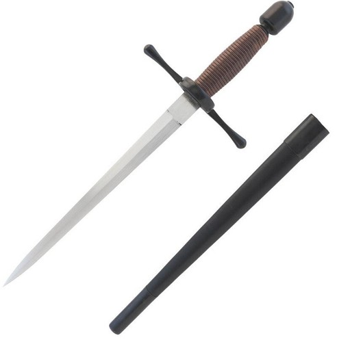 Kingston Arms Main Gauche Sword 11" High Carbon Steel Blade Cord ...