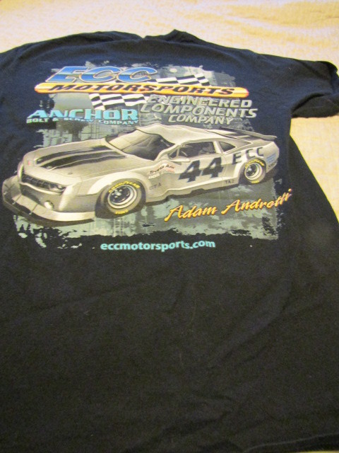 Adam Andretti ECC Motor Sports T Shirt Size Small | eBay