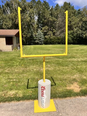 Coors Light Football Goal Post 2019 Metal Large Display Beer Man Cave ...