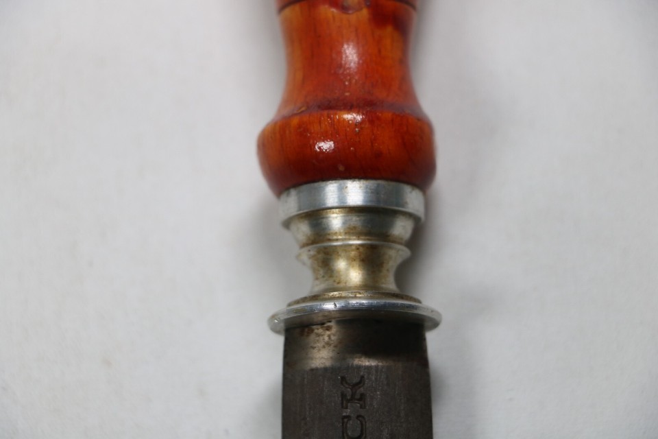 Vintage F. Dick Large Oval Knife Steel Honing Sharpener Reverse Arrow ...