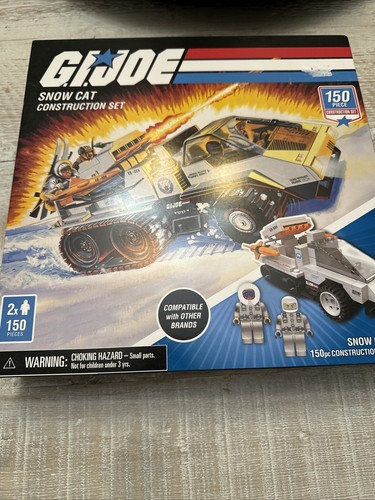 GI Joe Snowcat Military Vehicle - Construction Set Building Kit 150 Pc ...