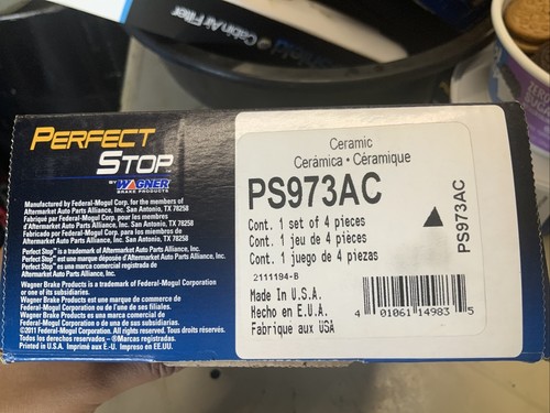 Perfect Stop PS973AC Ceramic Brake Pads | eBay