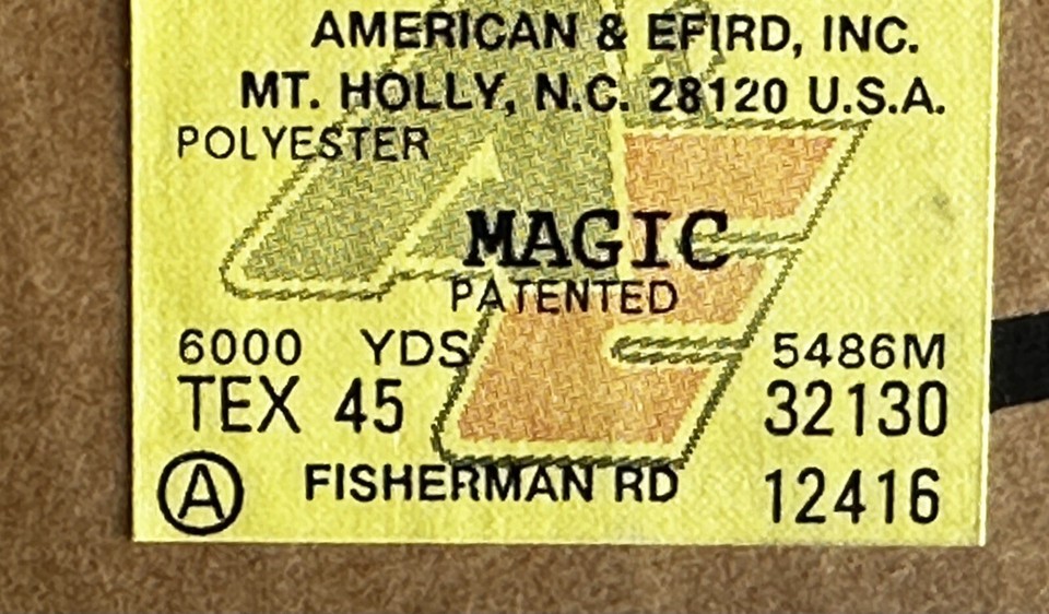 American & Efird Thread Tex 45 Magic 6000yd Cone Fisherman Red T11 | eBay