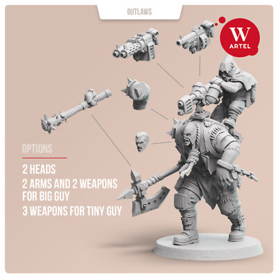 Tattered Brute- Artel W Cawdor Adeptus Arbites Villain Stig-shambler ...