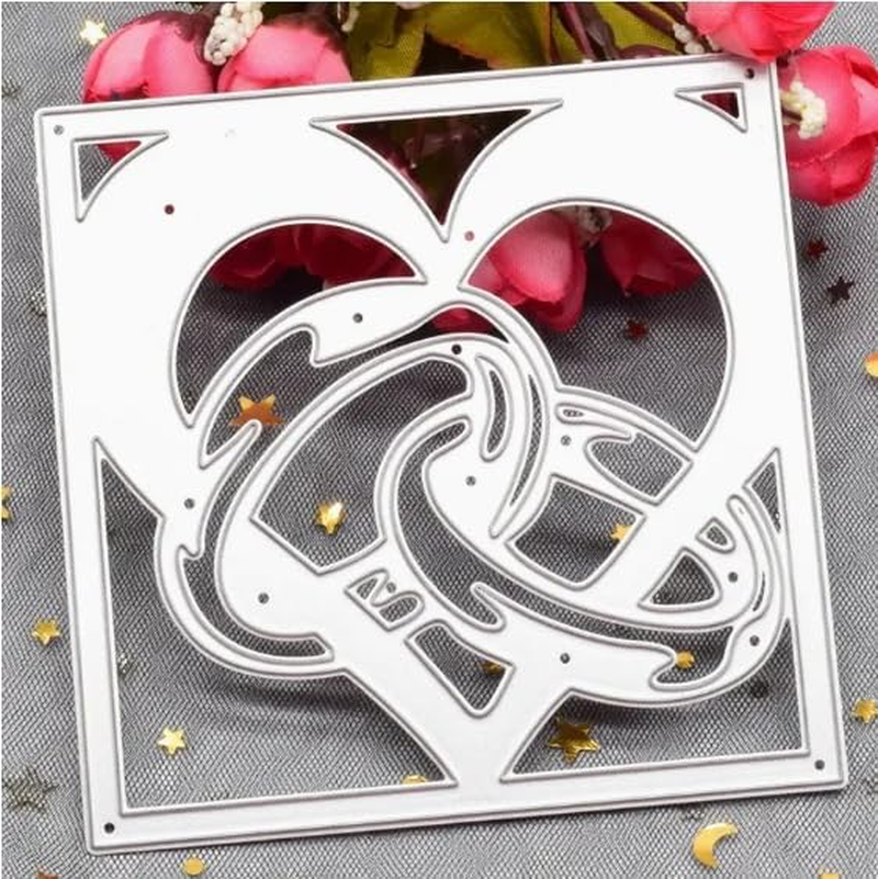 Heart Frame Ring Metal Die Cuts,Heart Valentine'S Day Ring Frame Cutting Dies Cu | eBay