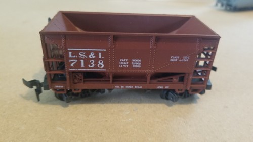 AHM #5273F HO Scale LS & I Lake Superior & Ishepeming Ore Car Freight T ...